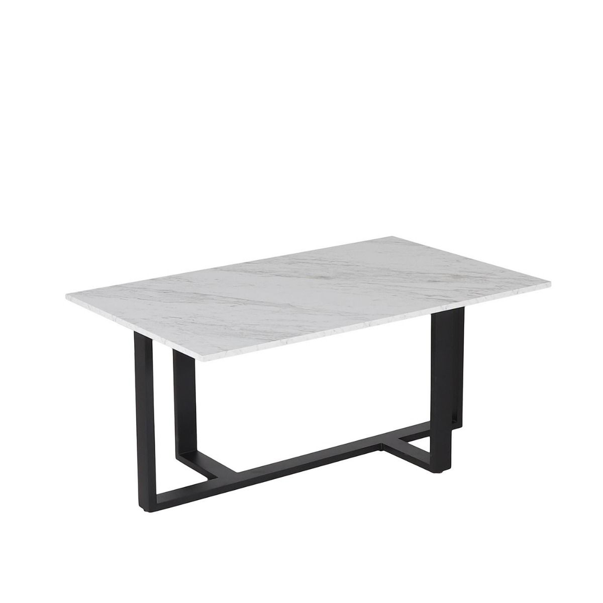 Mesa Lateral Redonda 55 Cm Quartz Metal Blanco Dorado