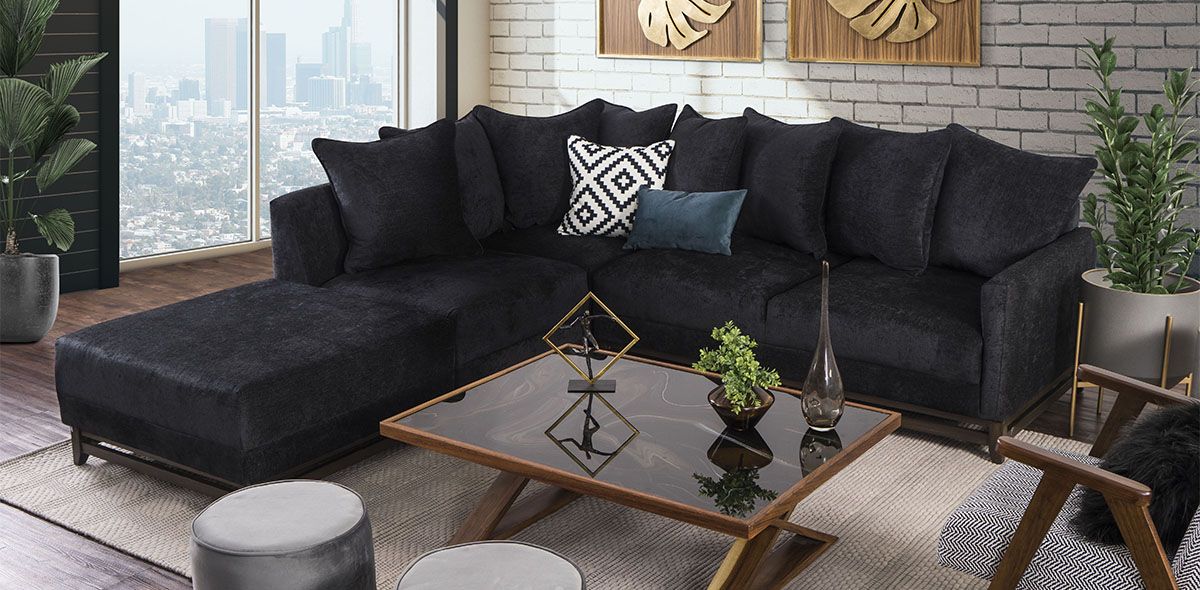 Sala Modular Derecha Adelei Negro