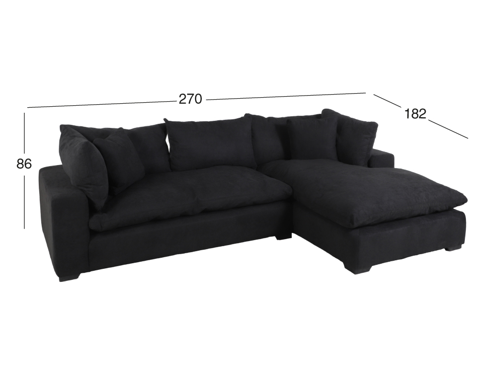 Sala Modular Derecha Ragnar Black